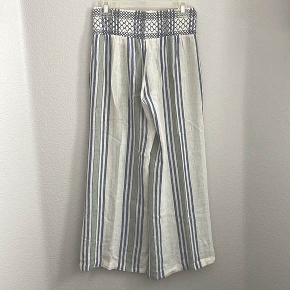 Indigo Rein | Pants & Jumpsuits | Wide Leg Striped Linen Pants | Poshmark